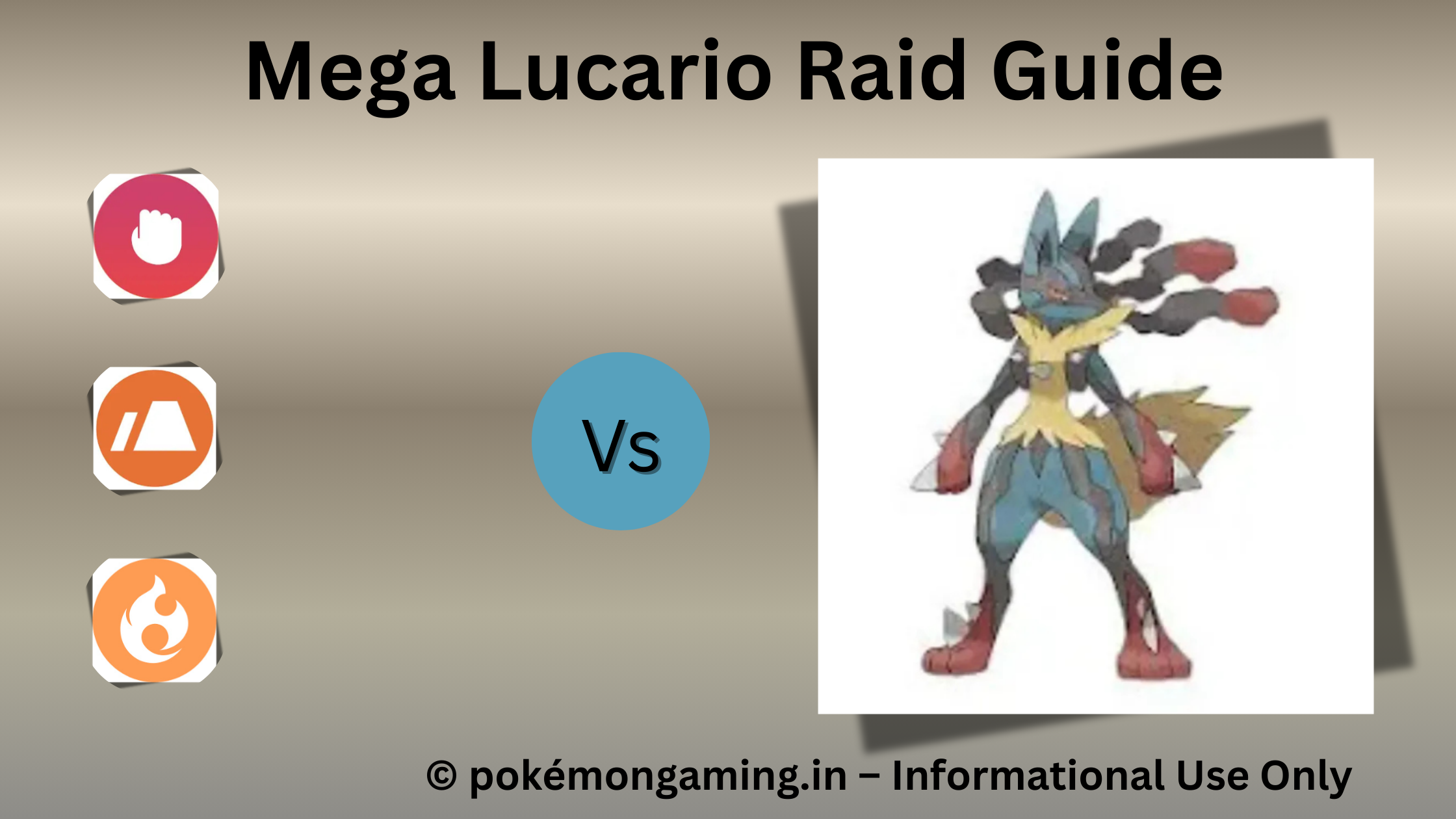 Mega Lucario Raid Guide — Counters, Moves & Strategy | Pokémon GO (US/UK)